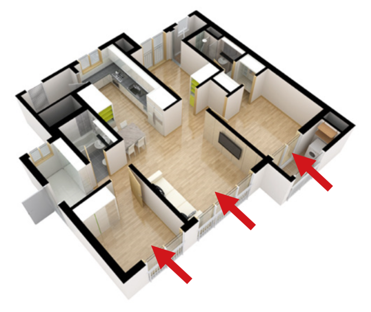 아파트 평면 2bay, 3bay, 4bay가 무엇인가요? : 네이버 블로그