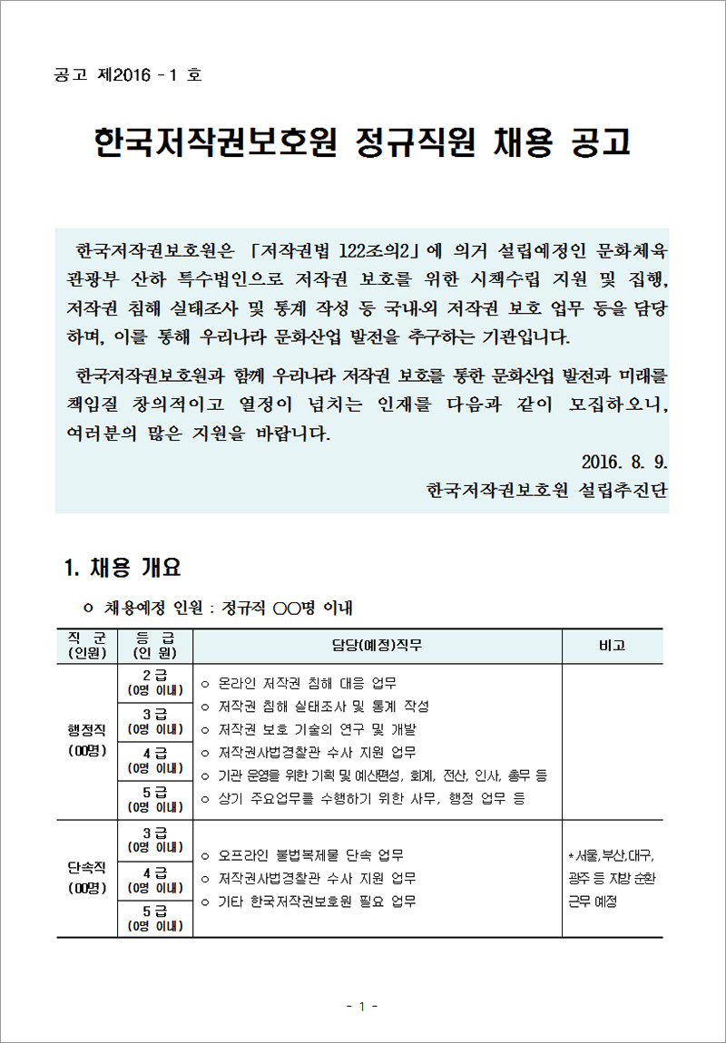 직무수행계획서 작성법 공고문 확인방법 네이버 블로그