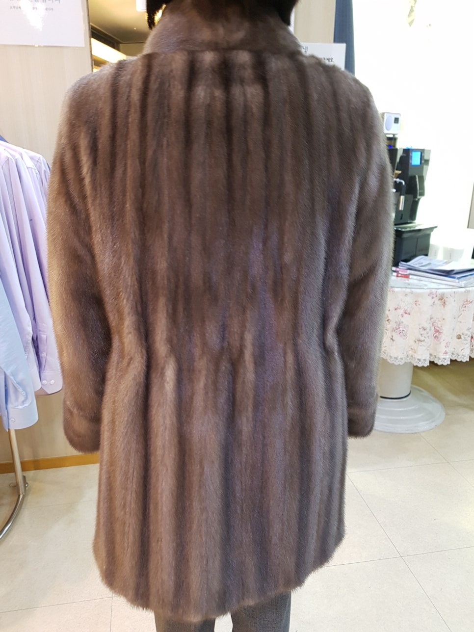 밍크수선 후기 밍크리폼 모피코트 밍크조끼 수선 후 착용 모습 4가지사례 대치동 옷박사 네이버 블로그
