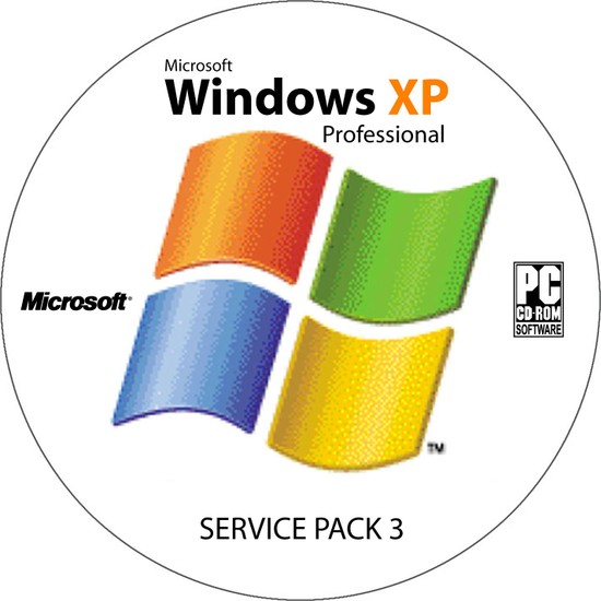Windows XP Professional SP3 CD Label : 네이버 블로그