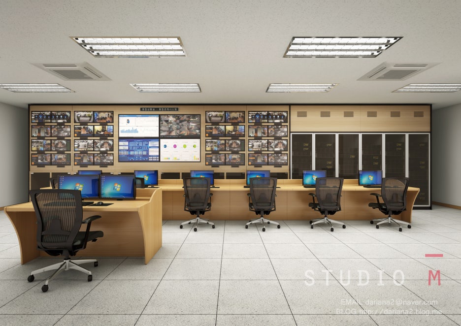 [방재실 투시도] 방재실 인테리어투시도 외주 작업. 3d max 투시도 작업. : 네이버 블로그